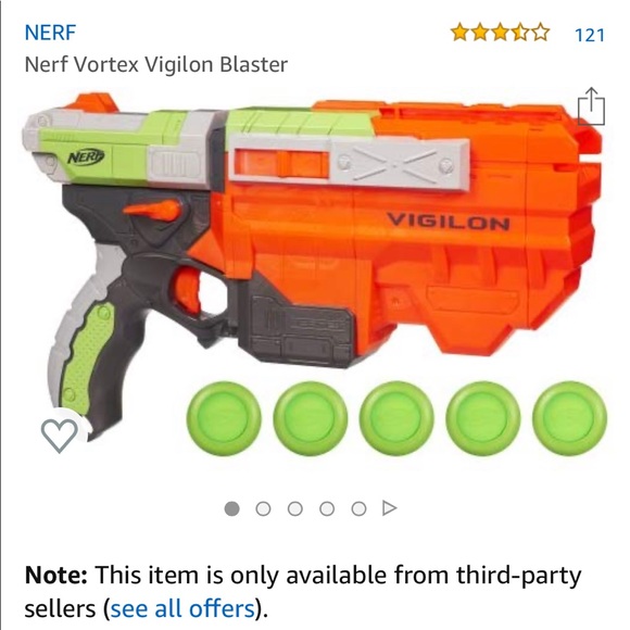 Ner | Other | Nerf Vortex Vigilon Blaster | Poshmark